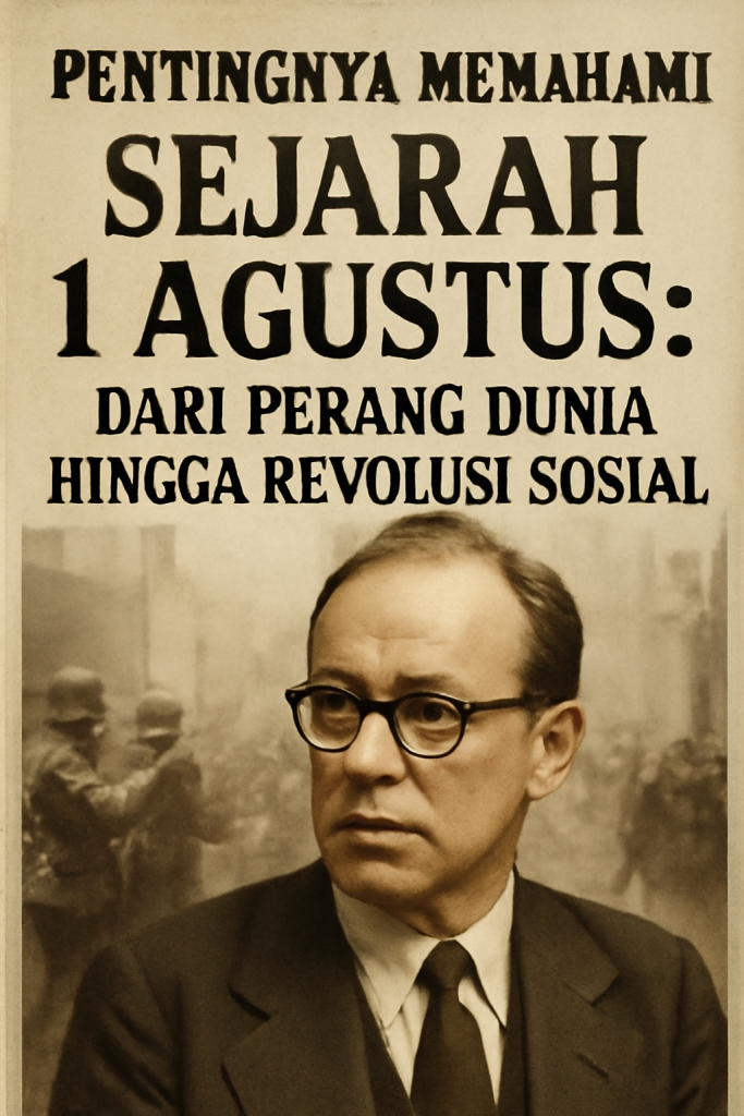 Pentingnya Memahami Sejarah 1 Agustus: Dari Perang Dunia Hingga Revolusi Sosial